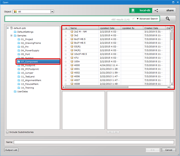 Quadcept - Output List